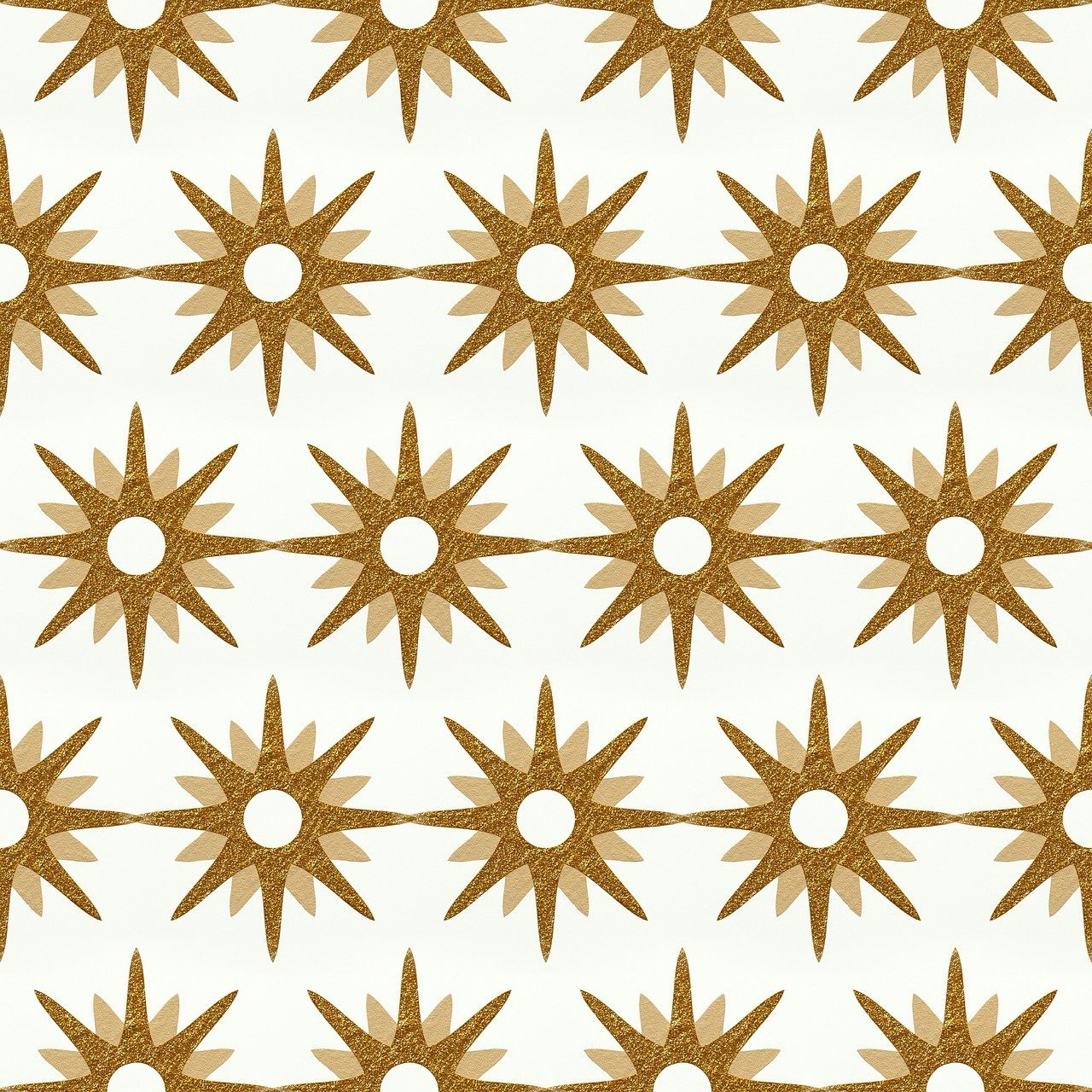A393 Geometric Sun Pattern - Palmetto Sky Studio